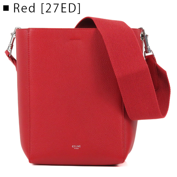 Celine | Bags | Celine Bag Shoulder Sangle Small Bucket Red | Poshmark
